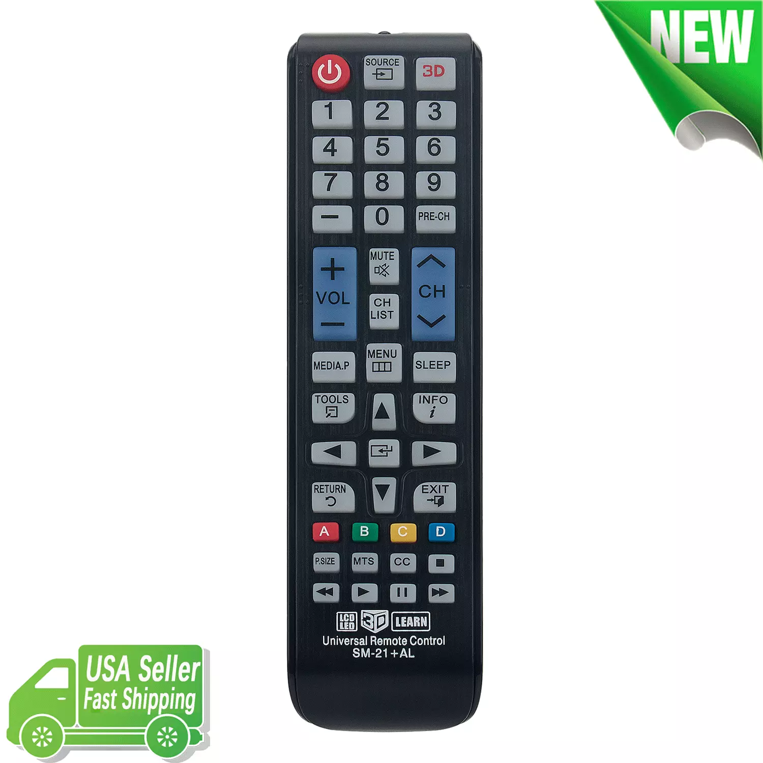 New SM-21+AL Learning Remote for Samsung TV BN59-00864A BN59-00555A ...