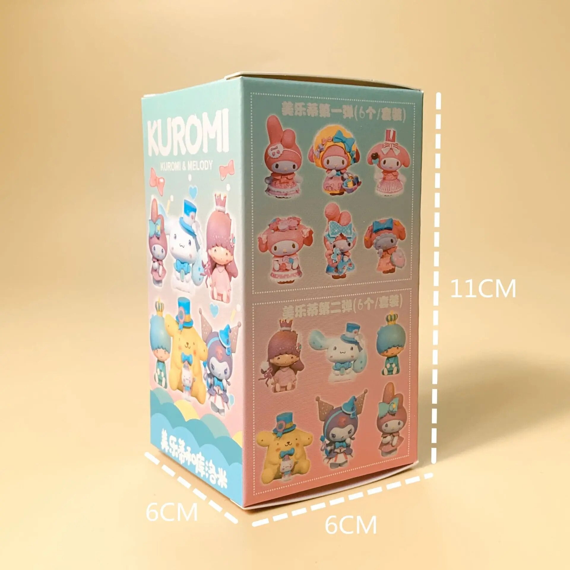 New Sanrio Blind Box Kawaii Kuromi Cinnamoroll My Melody Figures Dolls ...