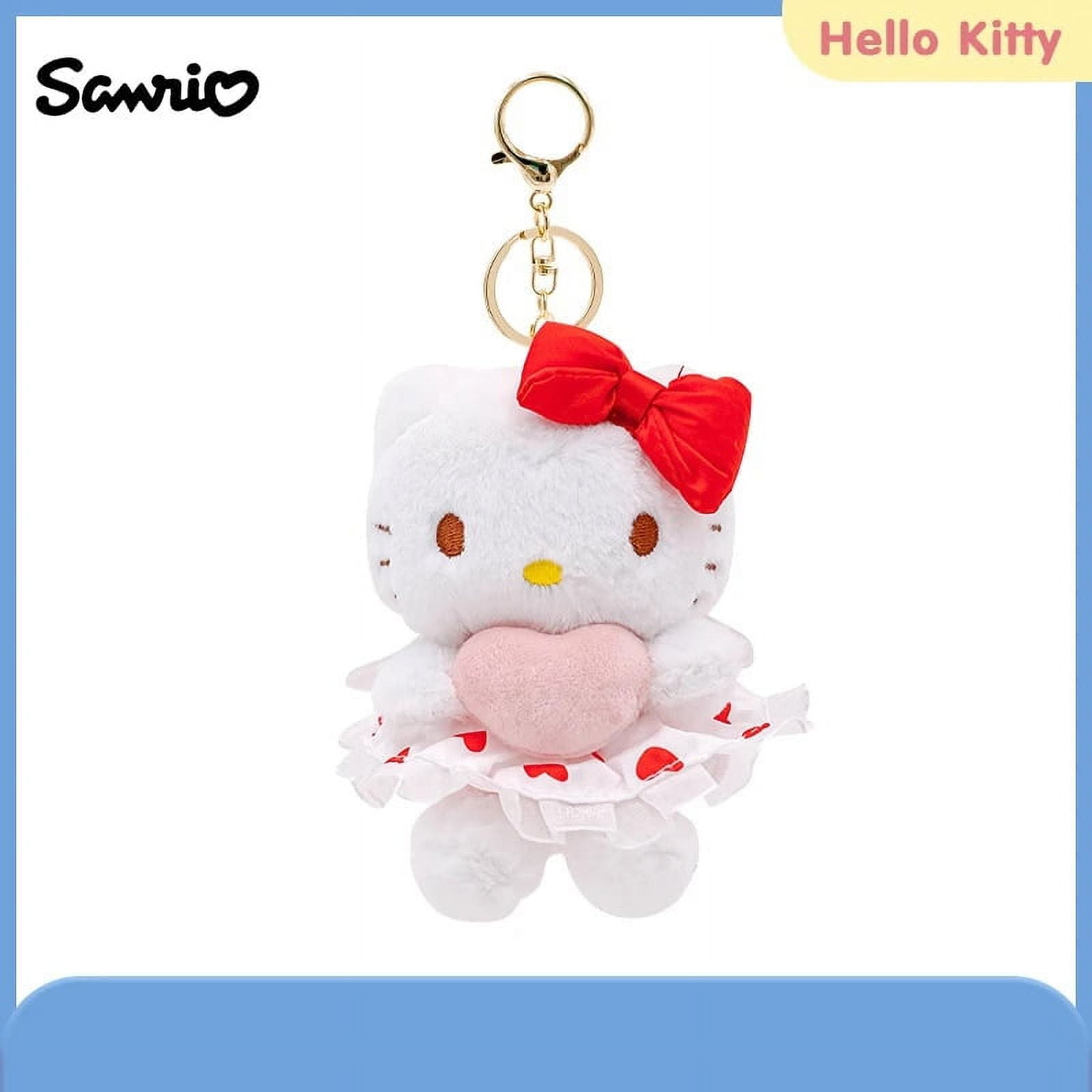 New Sanrio Cartoon Anime Sheer Dress Hello Kitty Plush Doll Big Cute ...