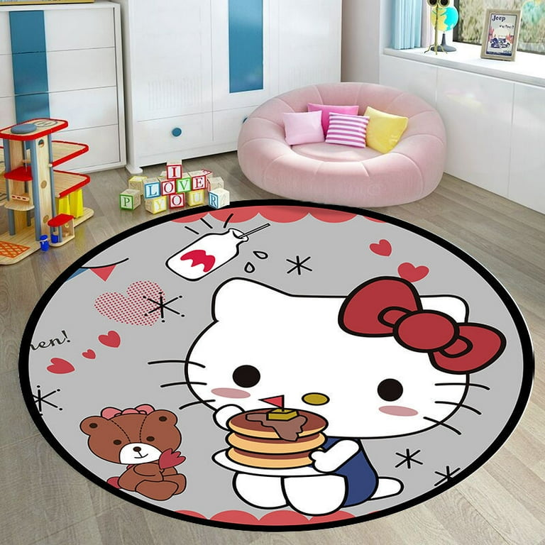 Hello Kitty Bedroom Rug Hello Kitty Face Carpet Floor Area Rug Home