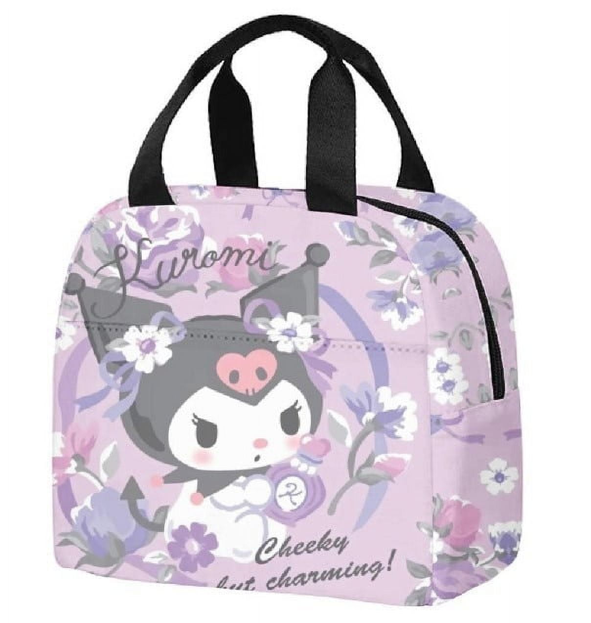 New Sanrio Cartoon Insulated Cinnamon Dog Kuromi Portable Lunch Bag ...
