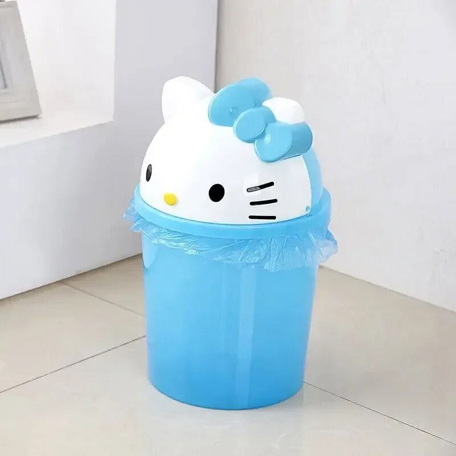 New Sanrio Hello Kitty Dustbin Trash Can Rubbish Bin Garbage Binsanrio ...