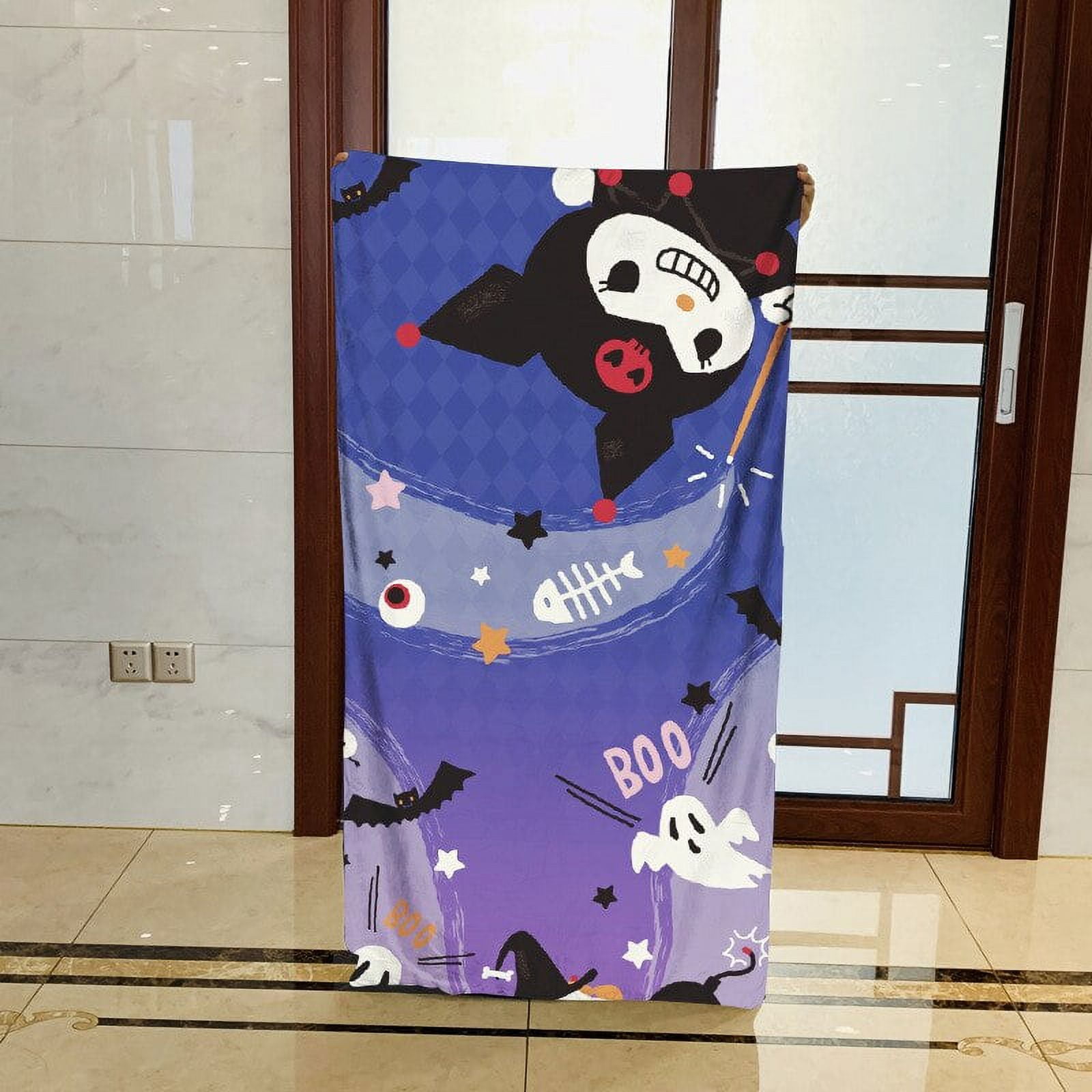 New Sanrio Hello Kitty Halloween Ghost Plush Blanket Kawaii Anime ...