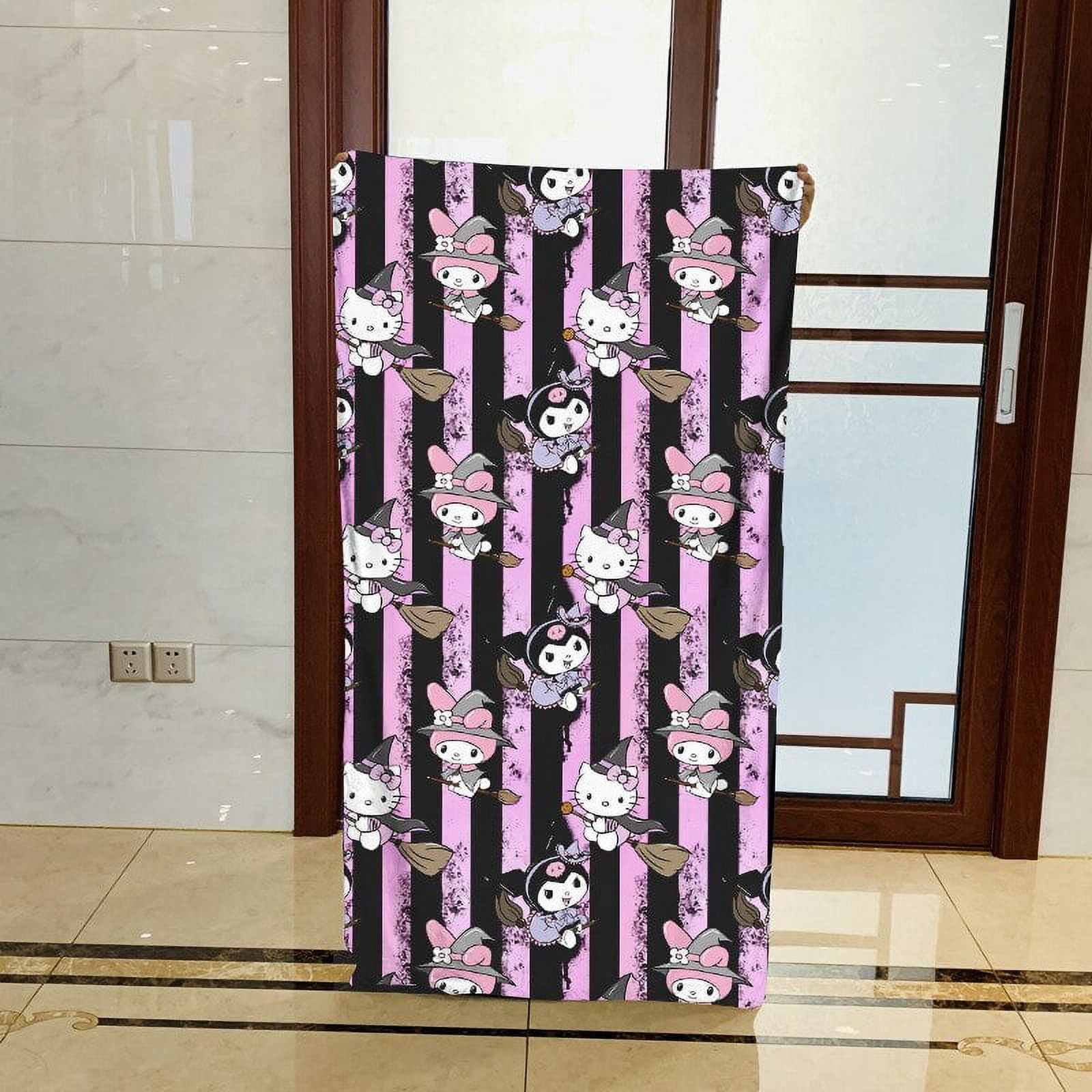 New Sanrio Hello Kitty Halloween Ghost Plush Blanket Kawaii Anime ...