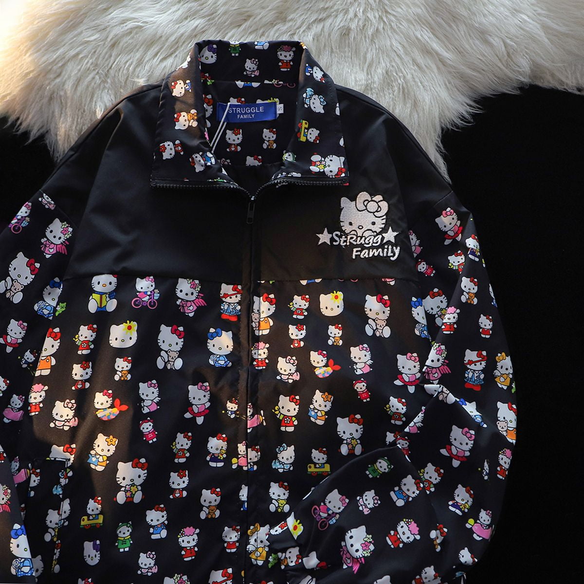 New Sanrio Hello Kitty Kawaii Original Full Print Cardigan Women's ...