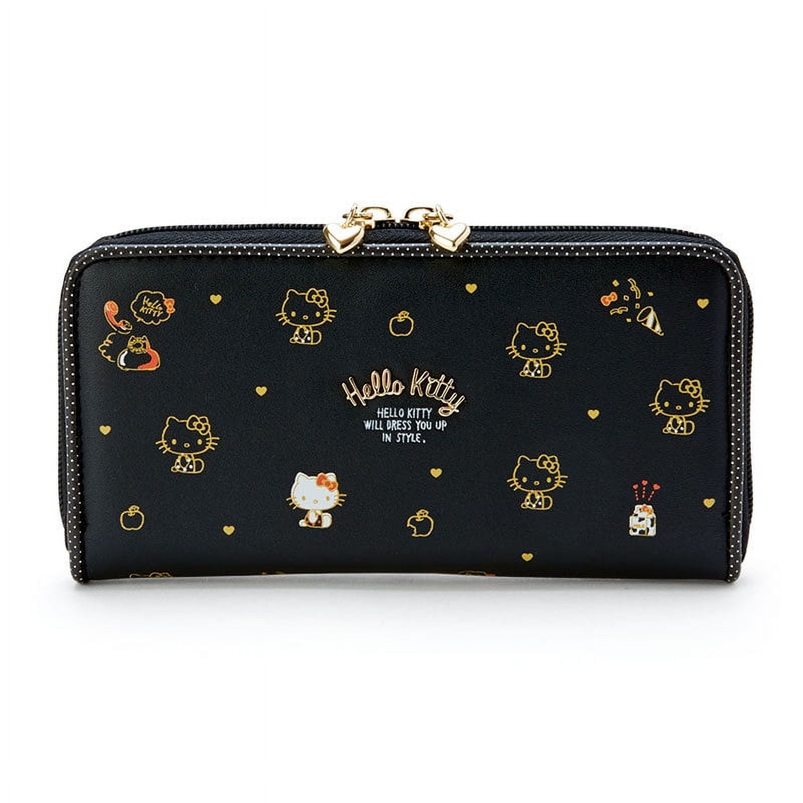 New Sanrio Hello Kitty My Melody Pu Leather Wallet Kuromi Cinnamoroll ...