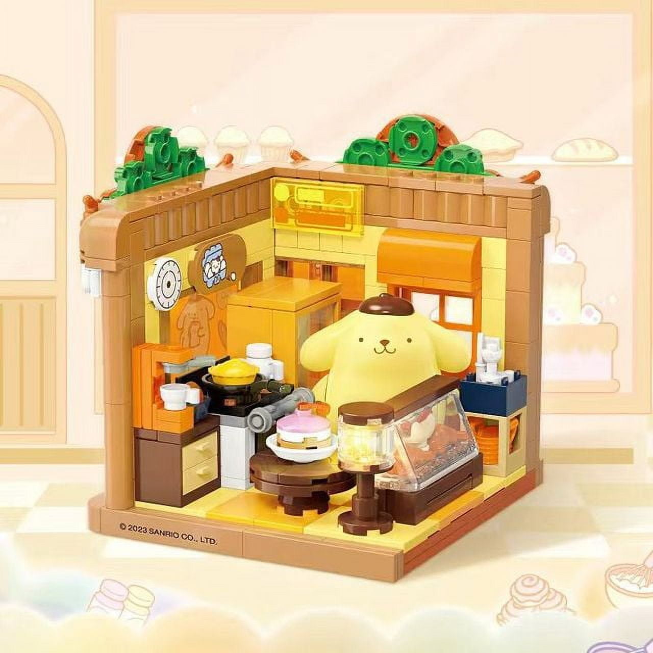 New Sanrio Hellokitty Kuromi Chinese Building Block Toy Anime Cartoon ...