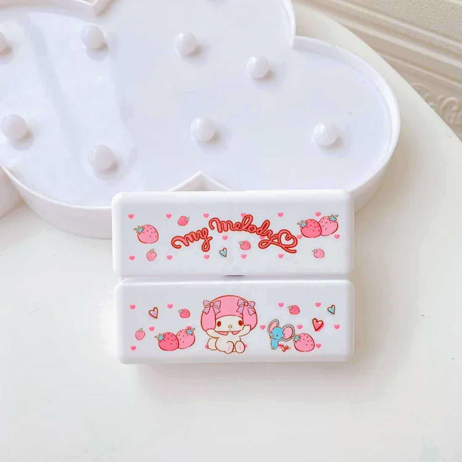 New Sanrio Kawaii Kuromi Hello Kitty Carry-on Small Pill Box Cartoon ...