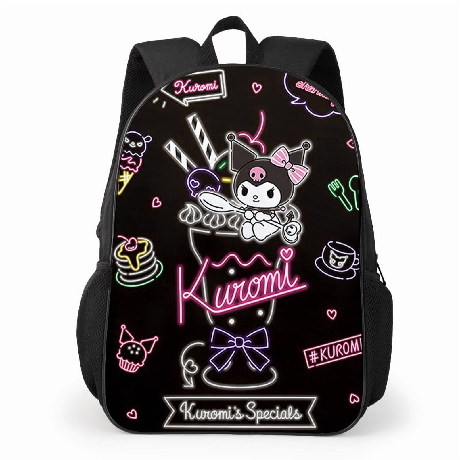 New Sanrio Kuromi Backpack Student Double Shoulder Bag Elementary ...