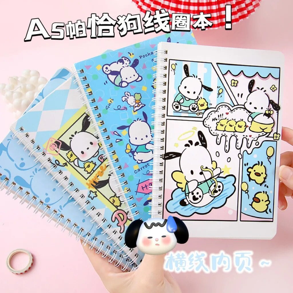 New Sanrio Kuromi Cinnamonll Coil Notebook High Appearance Level A5 ...