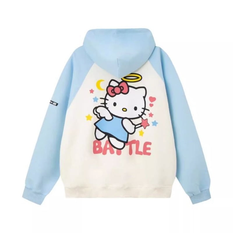 New Sanrio Kuromi Zip Up Cute Cartoon Hoodie Oversize Winter Clothes Women Long Sleeve Kawaii ...