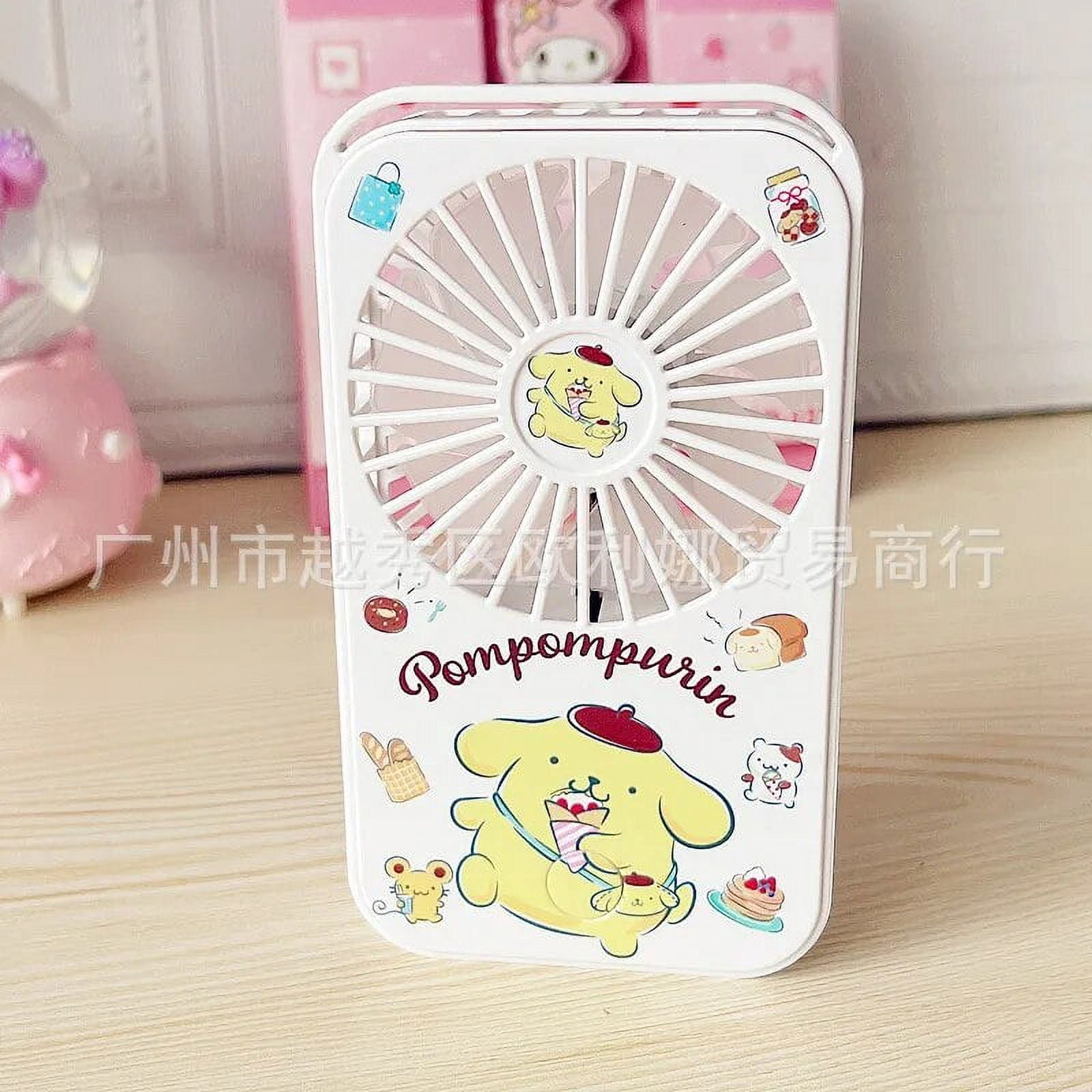 New Sanrio My Melody Fan Handheld Usb Desktop Electric Fan Portable ...
