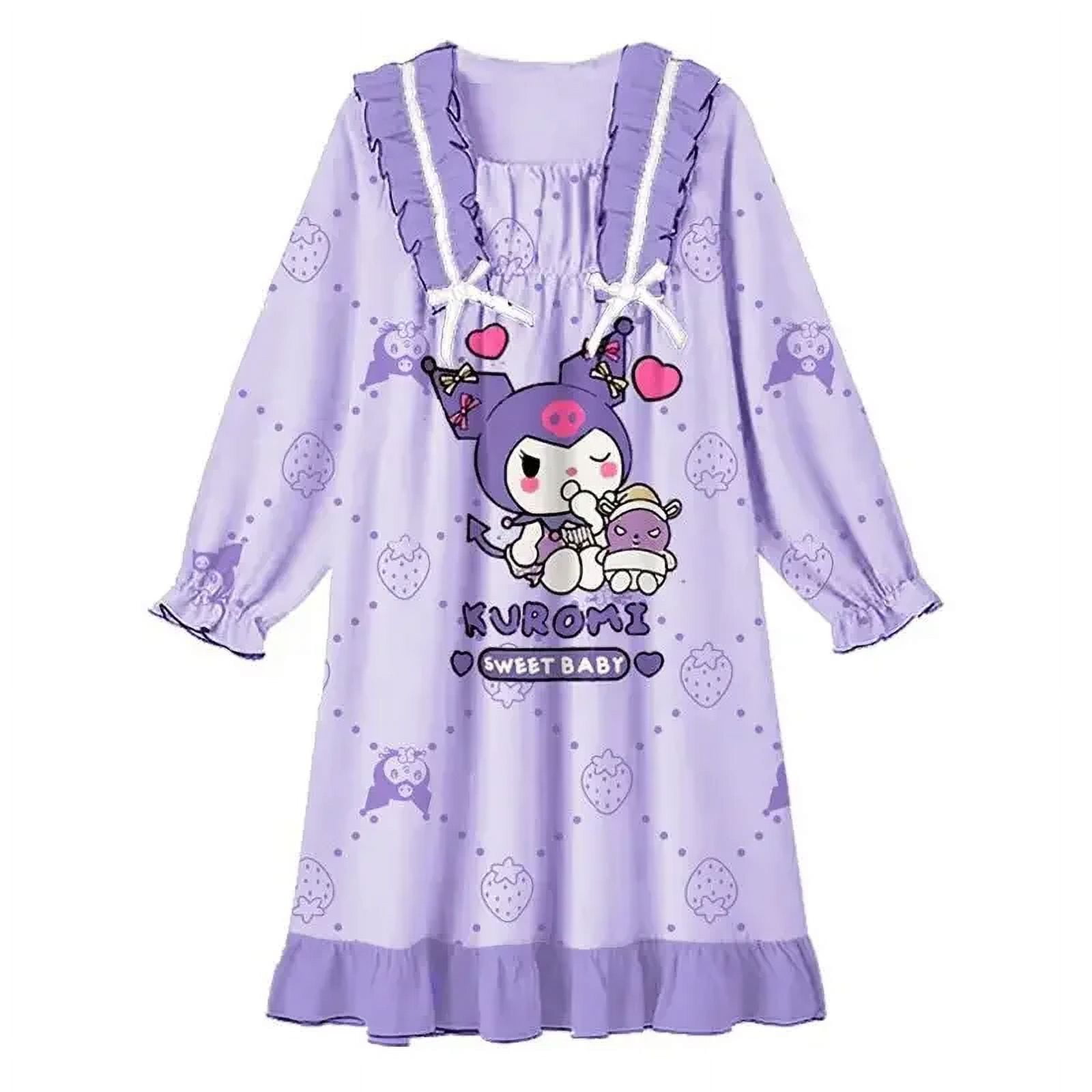 New Sanrio My Melody Pajamas Kuromi Girls Pajamas Anime Cinnamoroll ...