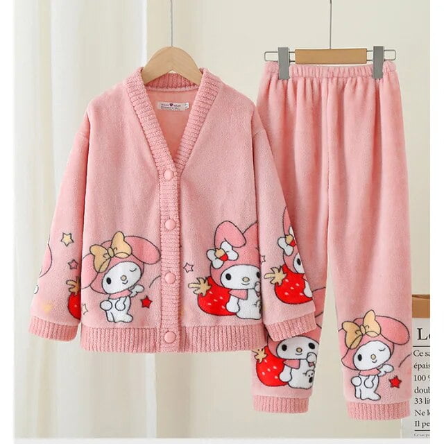 New Sanrio Parent-child Outfit Pajamas Japanese Cartoon Kawaii ...