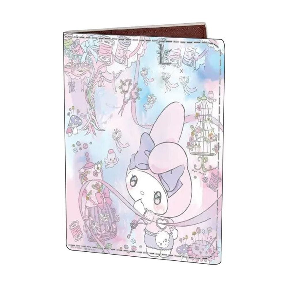 New Sanrio Passport Cover Hello Kitty Melody Kulomi Cartoons Print PU ...