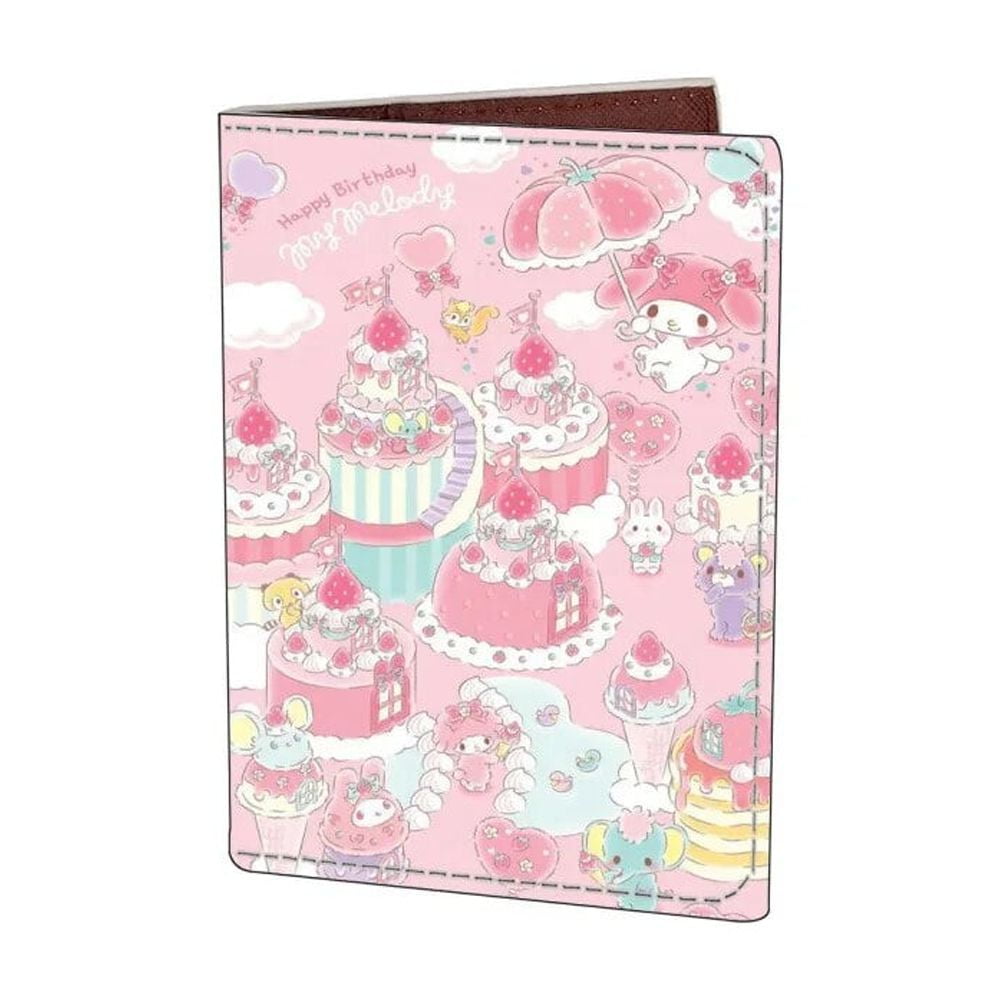 New Sanrio Passport Cover Hello Kitty Melody Kulomi Cartoons Print PU ...