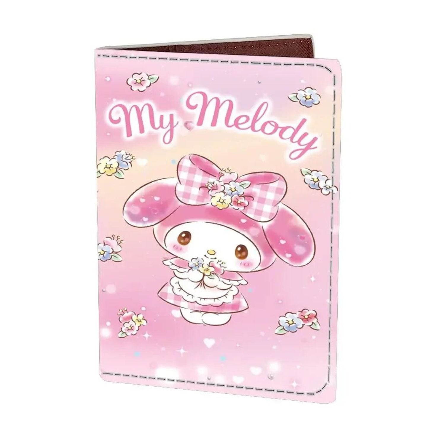 New Sanrio Passport Cover Hello Kitty Melody Kulomi Cartoons Print PU ...