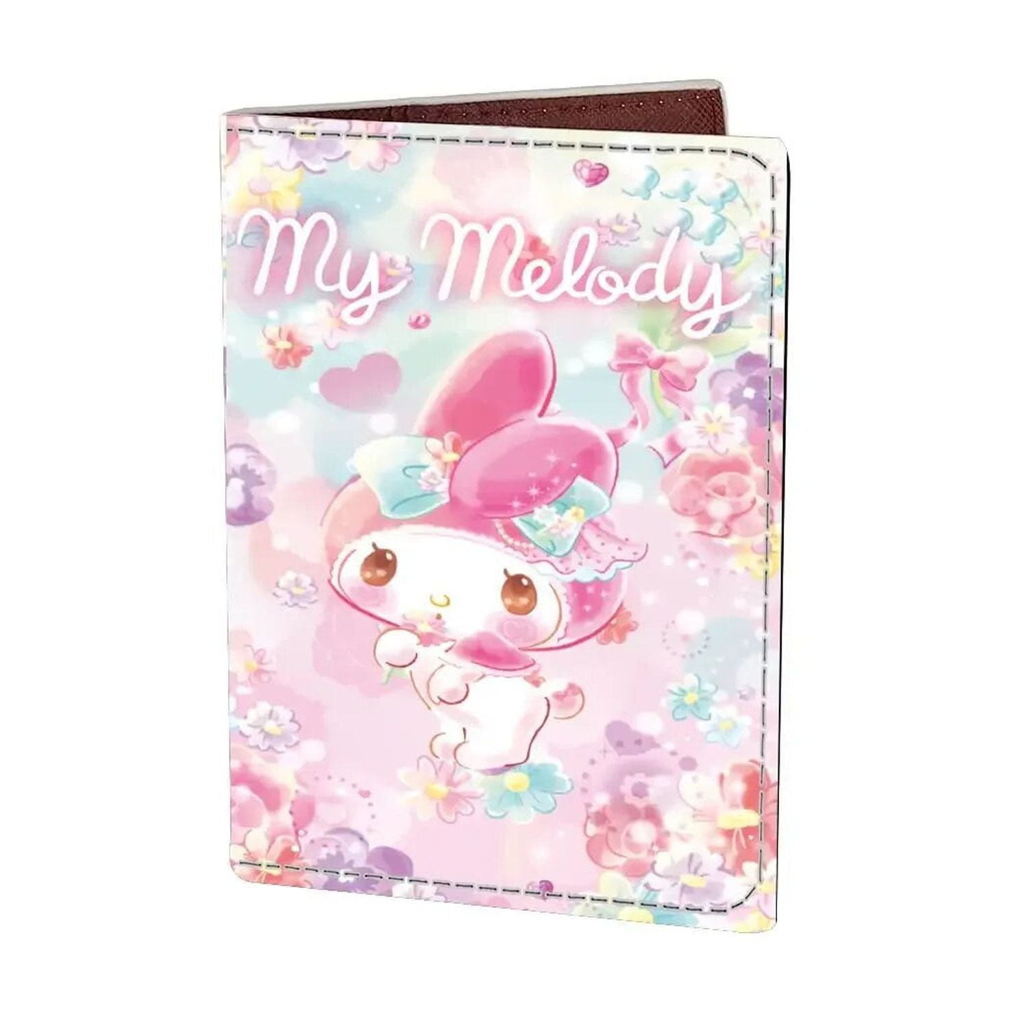 New Sanrio Passport Cover Hello Kitty Melody Kulomi Cartoons Print PU ...
