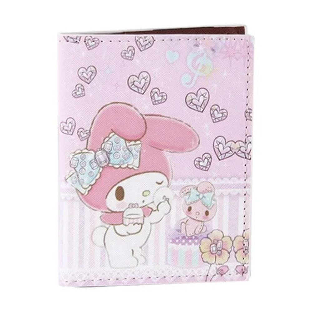 New Sanrio Passport Cover Hello Kitty Melody Kulomi Cartoons Print PU ...