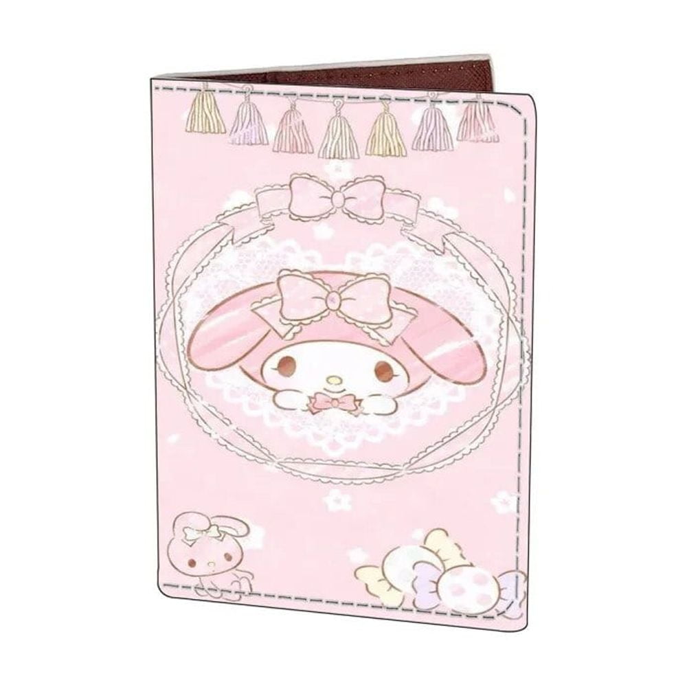 New Sanrio Passport Cover Hello Kitty Melody Kulomi Cartoons Print PU ...