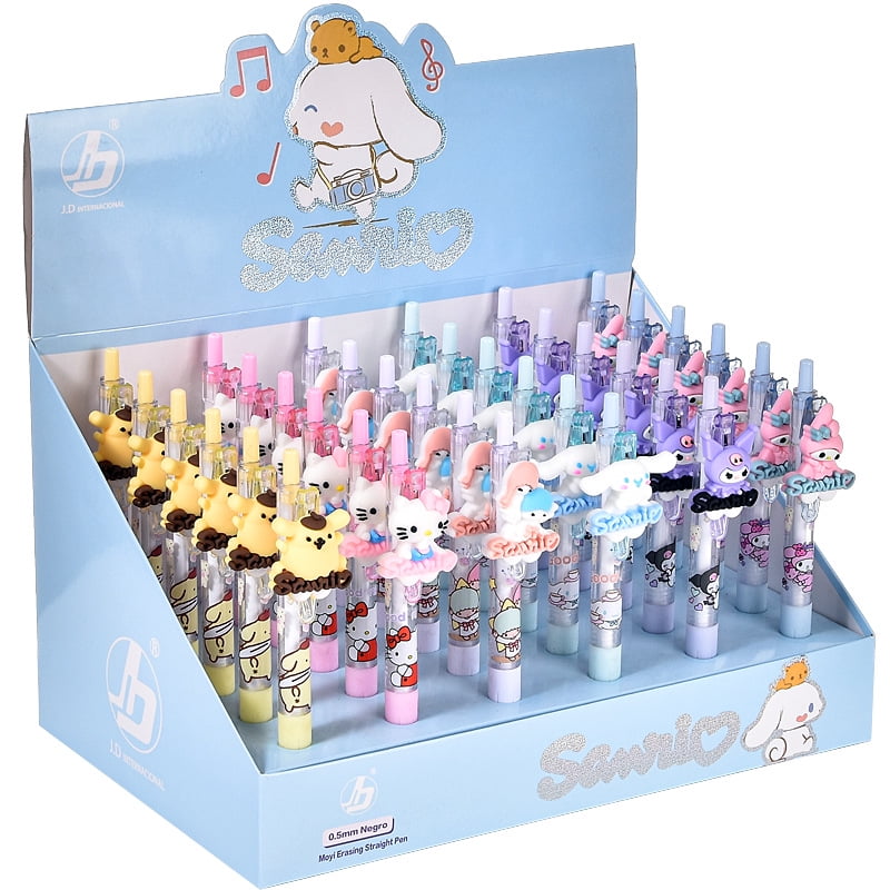 New Sanrio Paster Gel Pen 36pcs Kawaii Hello Kitty Melody Kuromi ...