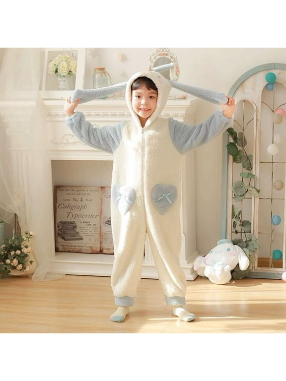 Kawaii Sanrio Kuromi Cinnamoroll My Melody Plush Loungewear Women's ...