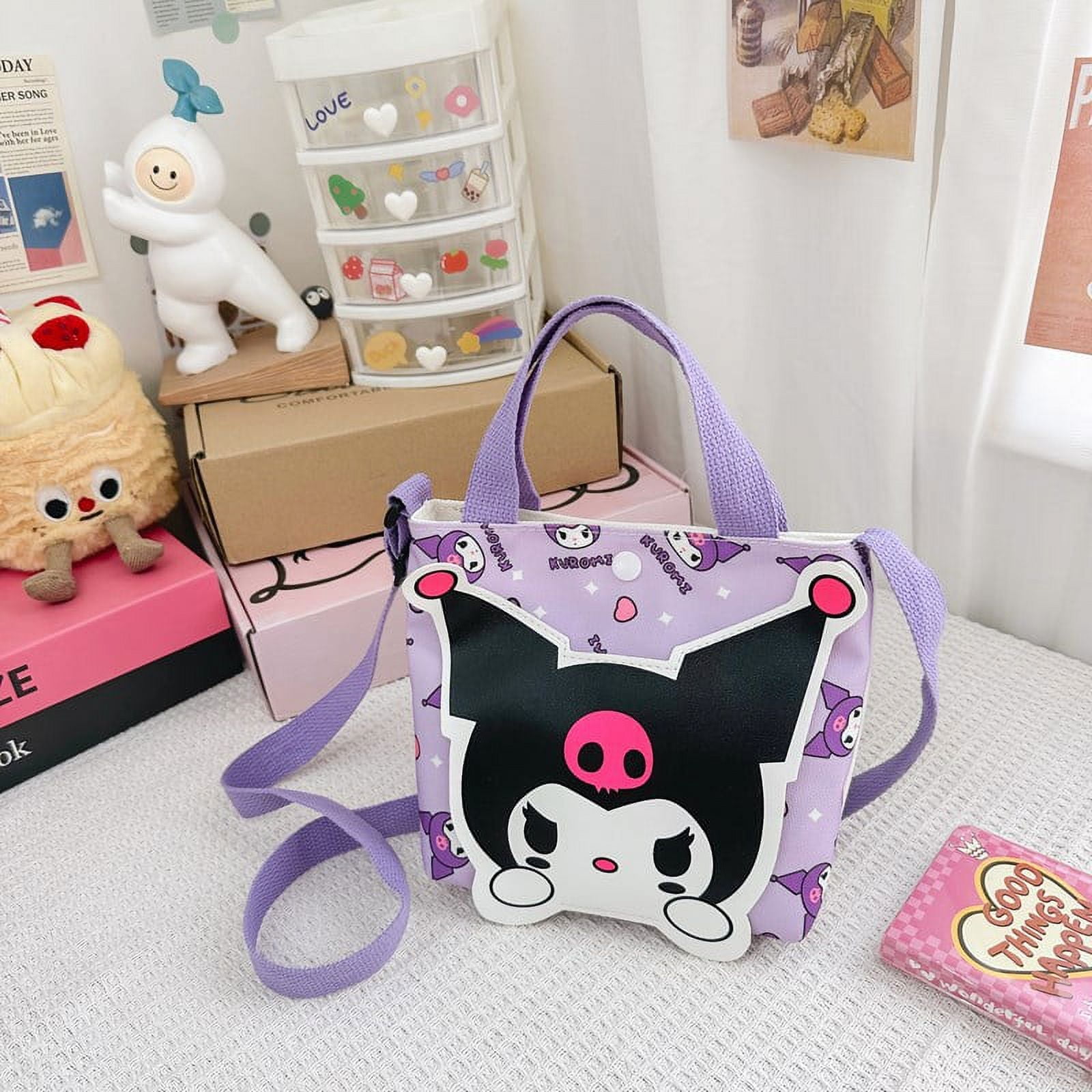 New Sanrio Shoulder Bags Cartoon HandBag Kuromi My Melody Cinnamoroll ...