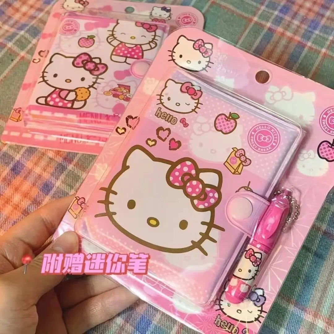 New Sanrio kawaii cartoon animation figure creative Hello Kitty notepad ...