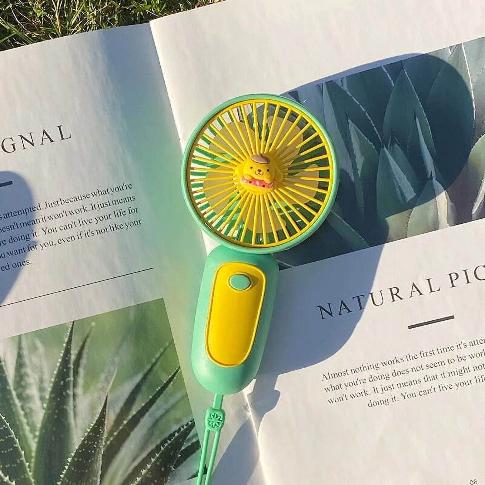 New Sanrios Kuromi Portable Handheld Fan Mini Portable Fan Household ...