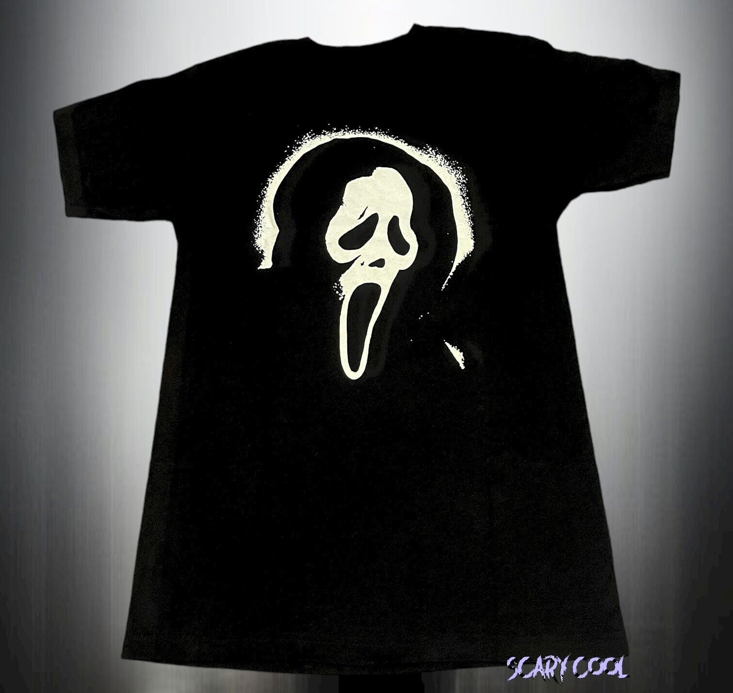 New Scream Ghostface Mask Horror Movie Ghost Black 1996 s Vintage T ...