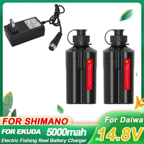 New Sea Fishing Electric Reel Battery 14.8V 7000mAh 3500mAh 10000mah 10 ...