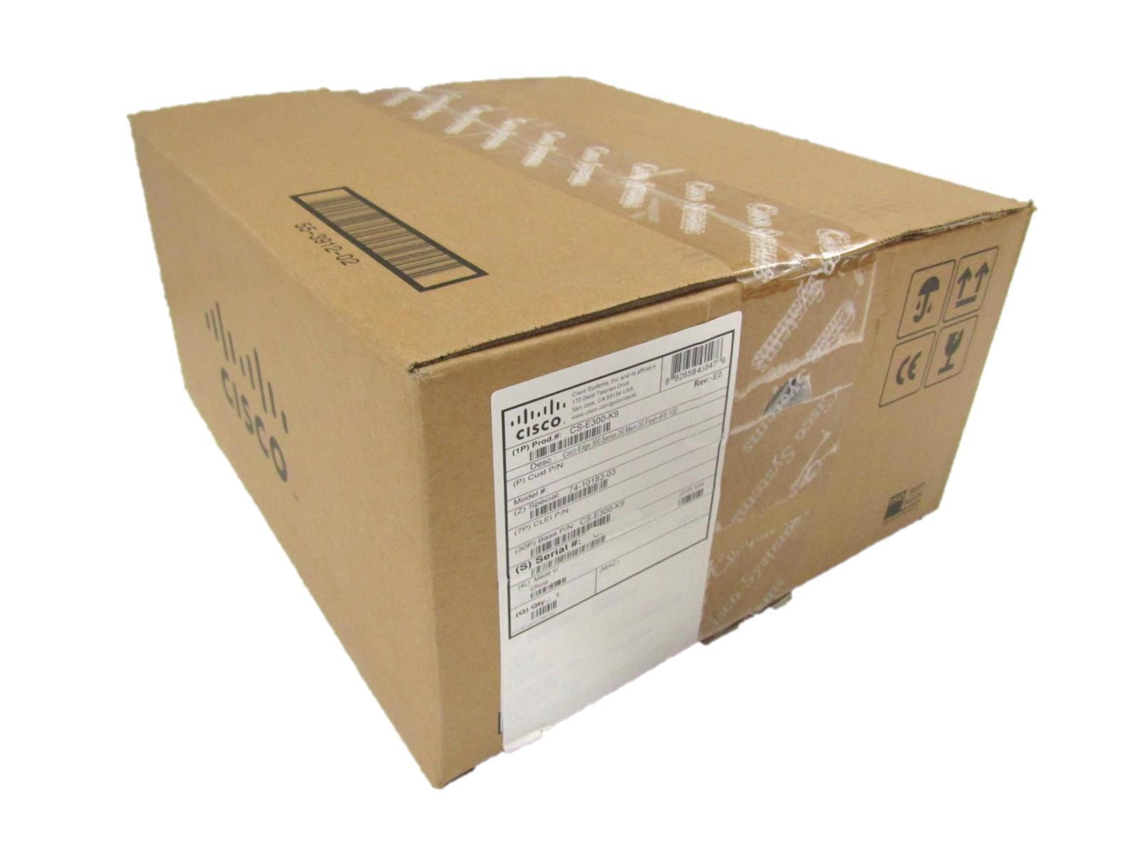 New-Sealed Cisco Edge 300 CS-E300-K9 V04 Fully Managed Switch | ACC ...