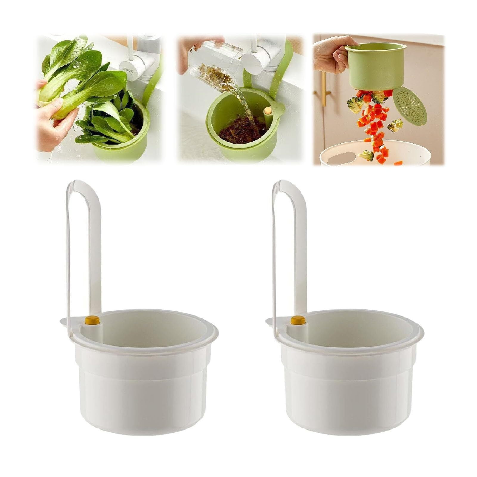 New Self-Cleaning Kitchen Sink Food Waste Catcher Faucet Hanging ...