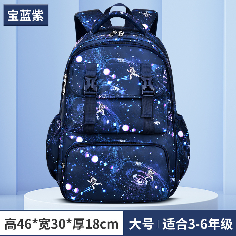 New Sesame baby schoolbag for primary school students men‘s side ...