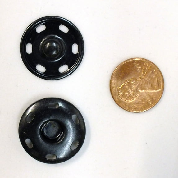 New Sew-On Snaps Fasteners Size:23mm 144 sets package, Color: Black ...