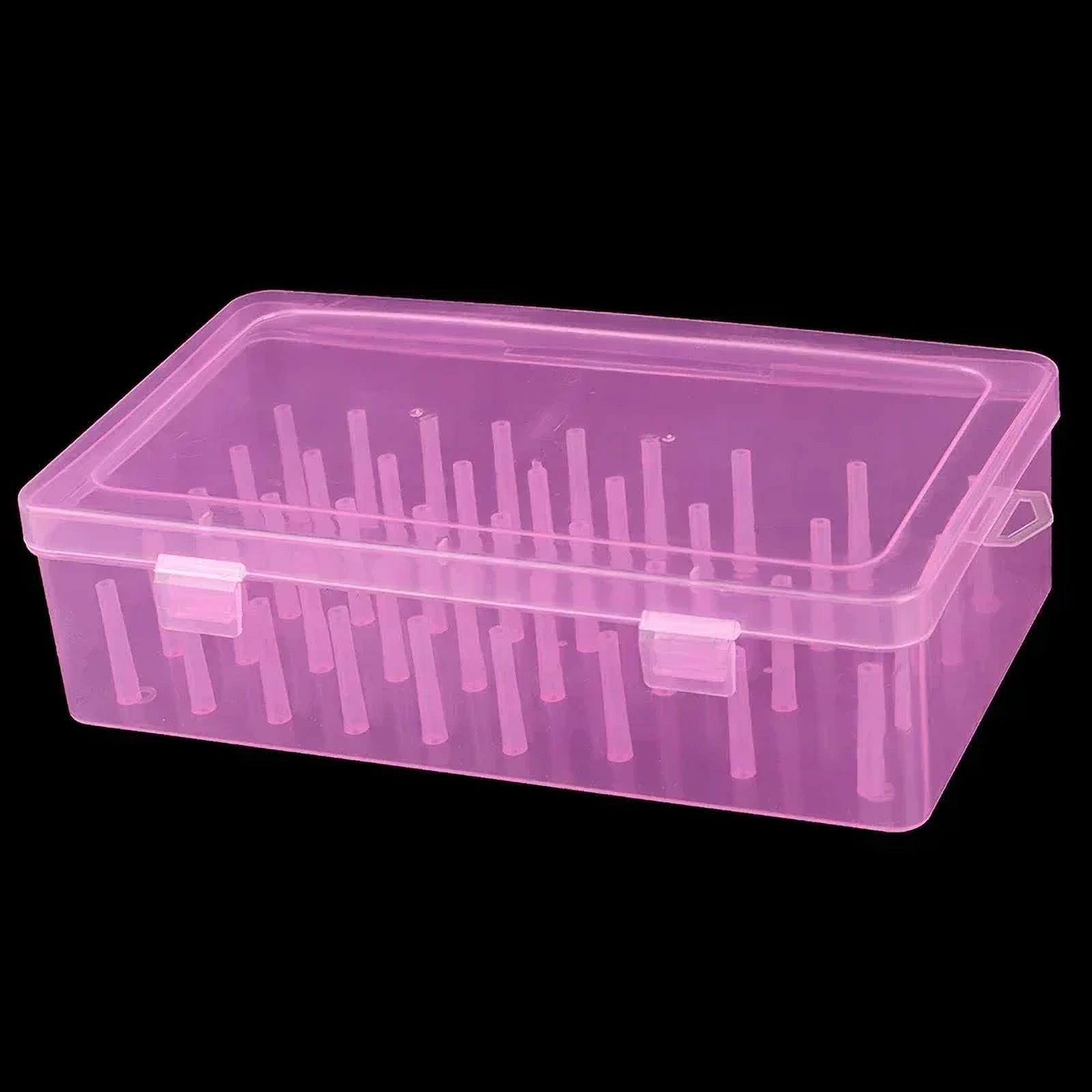 New Sewing Thread Box 42 Pieces Spools Bobbin Carrying Case Container ...