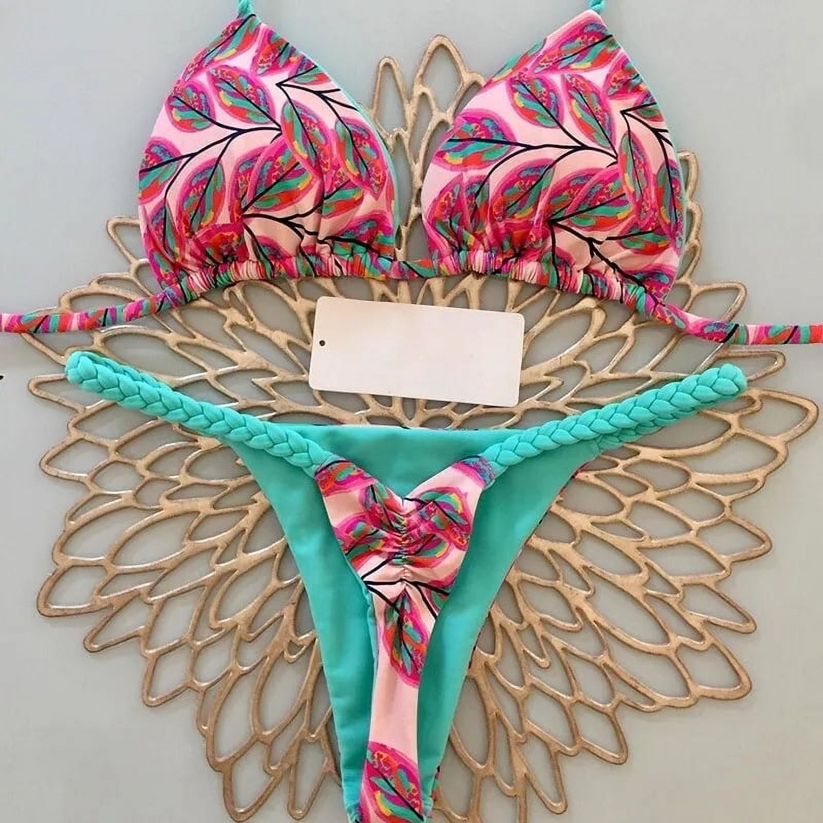 New Sexy Women Bikini Beach Holiday Swimsuit Two-piece Set - Walmart.com