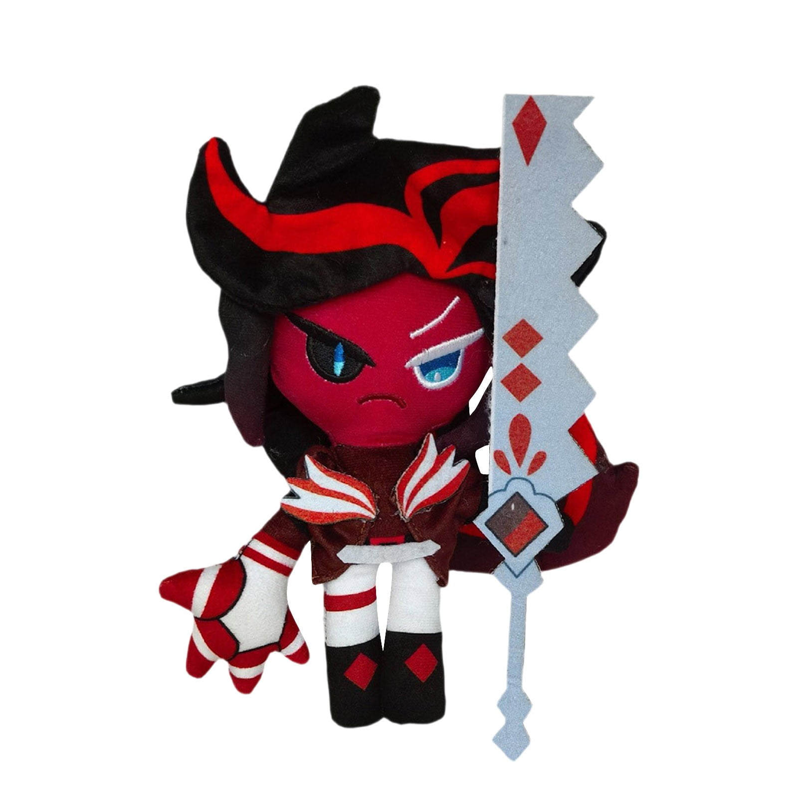 New Shadow Milk Cookie Red Pastry Cookie Plush Toy Game peripheral Doll Cute Cartoon Game Cookie ...