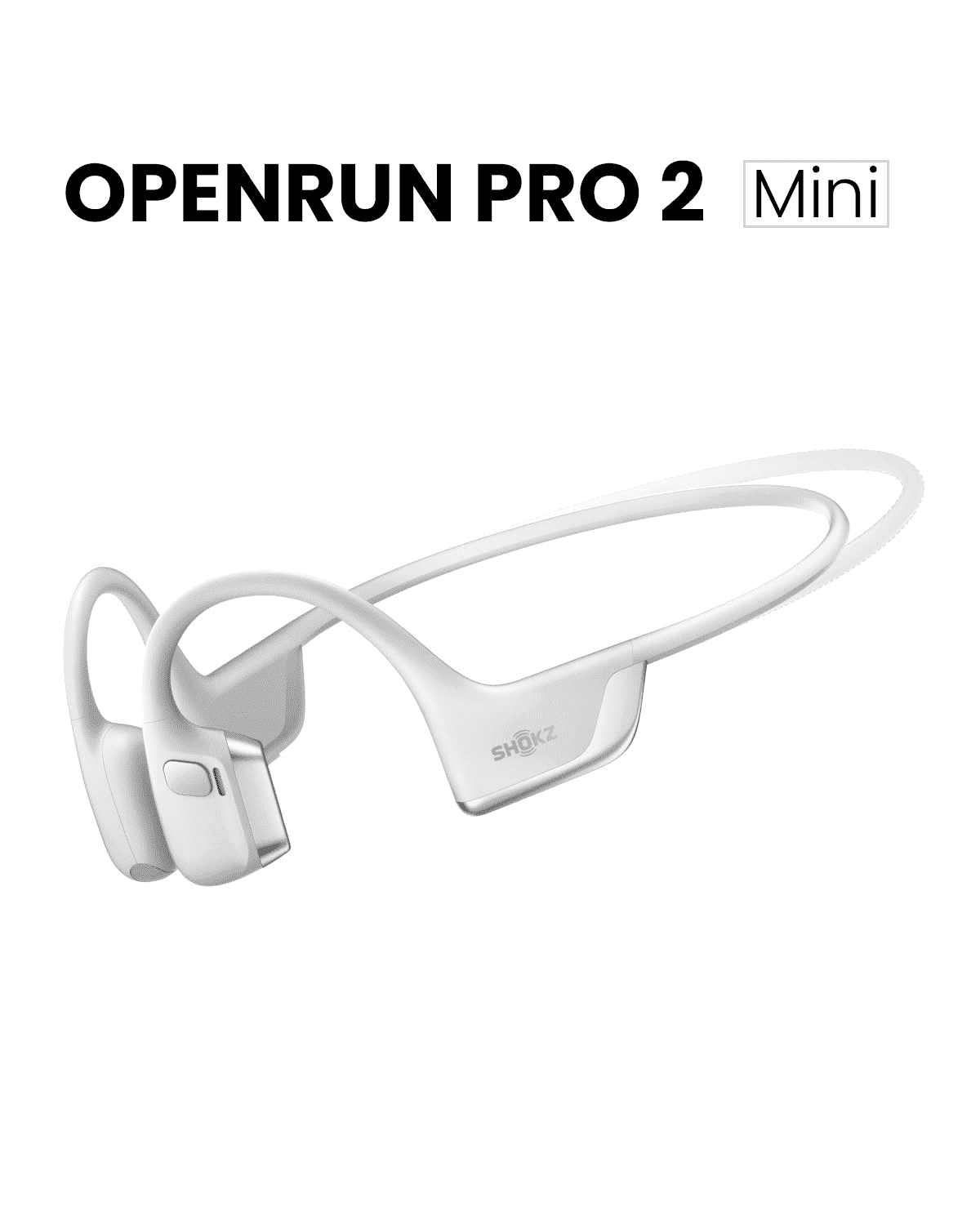 Shokz OpenRun Pro 2 Mini Open-Ear Bone Conduction Headphones, Sweat ...