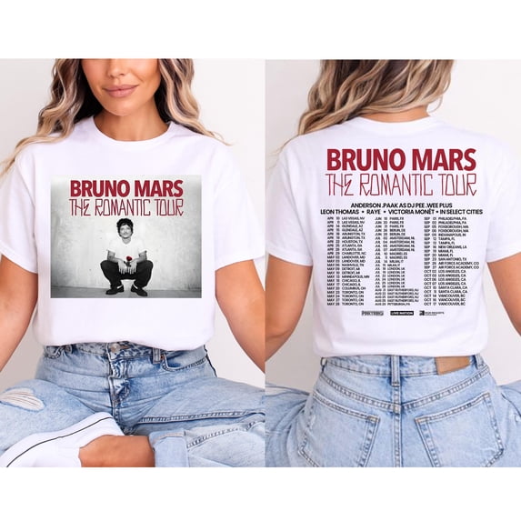 New Show Added Bruno Mars The Romantic Tour 2026 Schedule Dates Two ...