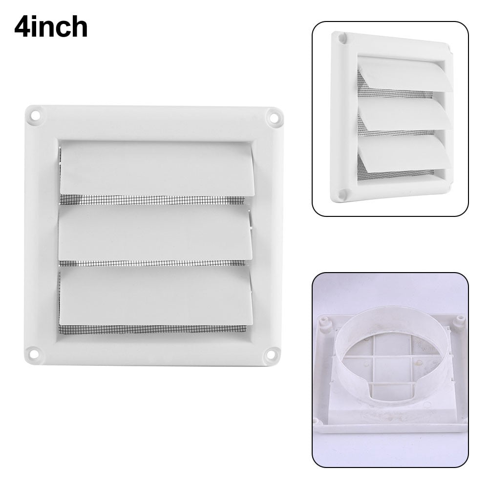 New Shutter Vents Air Outlet Fresh Air System 4 Inch Plastic Vents Air ...