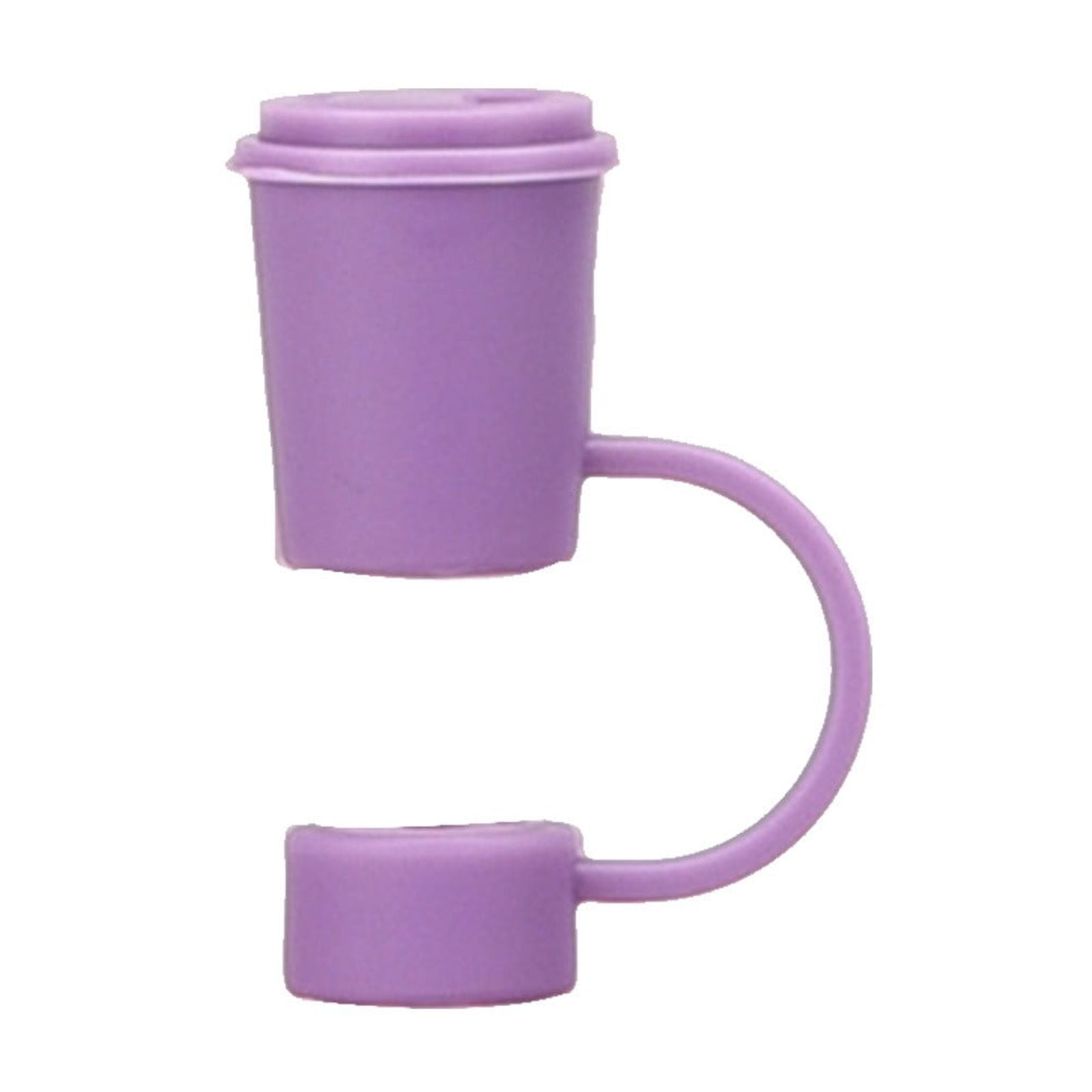 New Silicone Straw Plug Cute Milk Tea Shaped Straw Cover Decorative ...