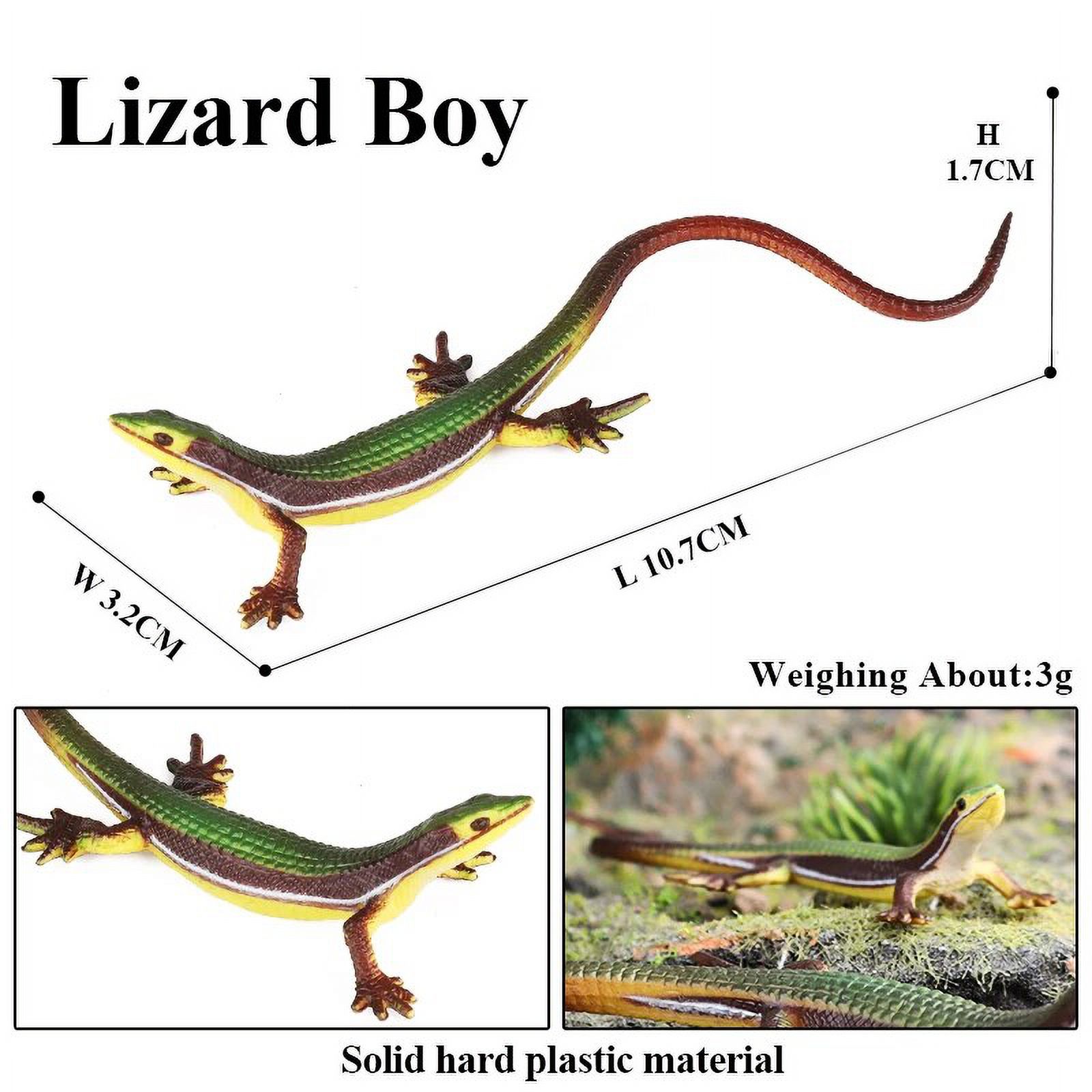 New Simulation Wild Reptile Animals Action Figures Lizard Model ...