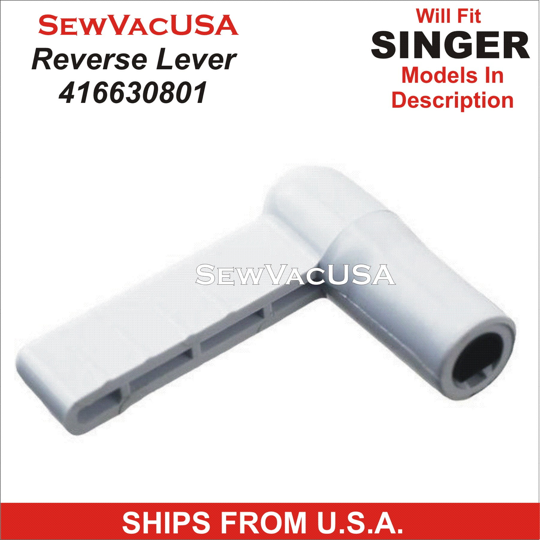 SINGER Reverse Lever 416630801, Fits 3116 Simple & Model 2932 Sewing ...