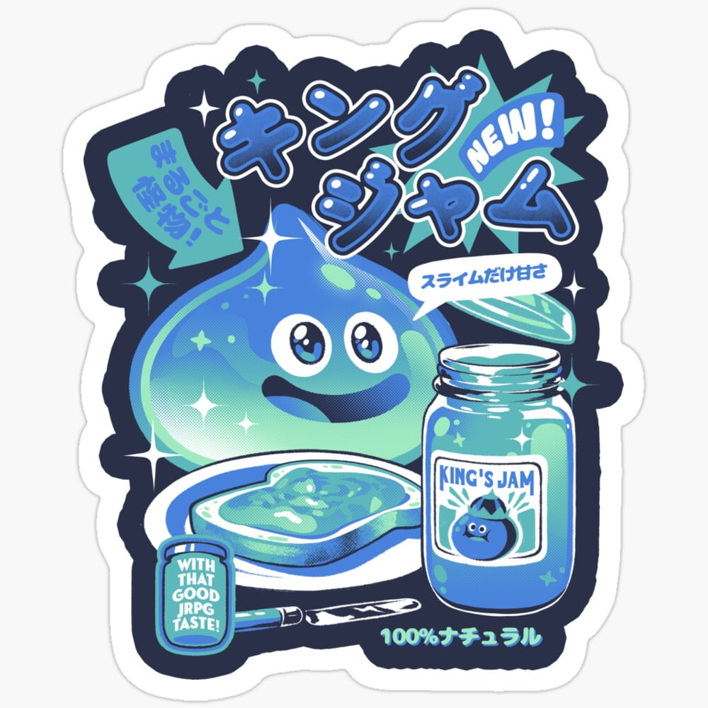 New Slime Jam Sticker Phone Decal Water Bottle Stickers Car Decals ...
