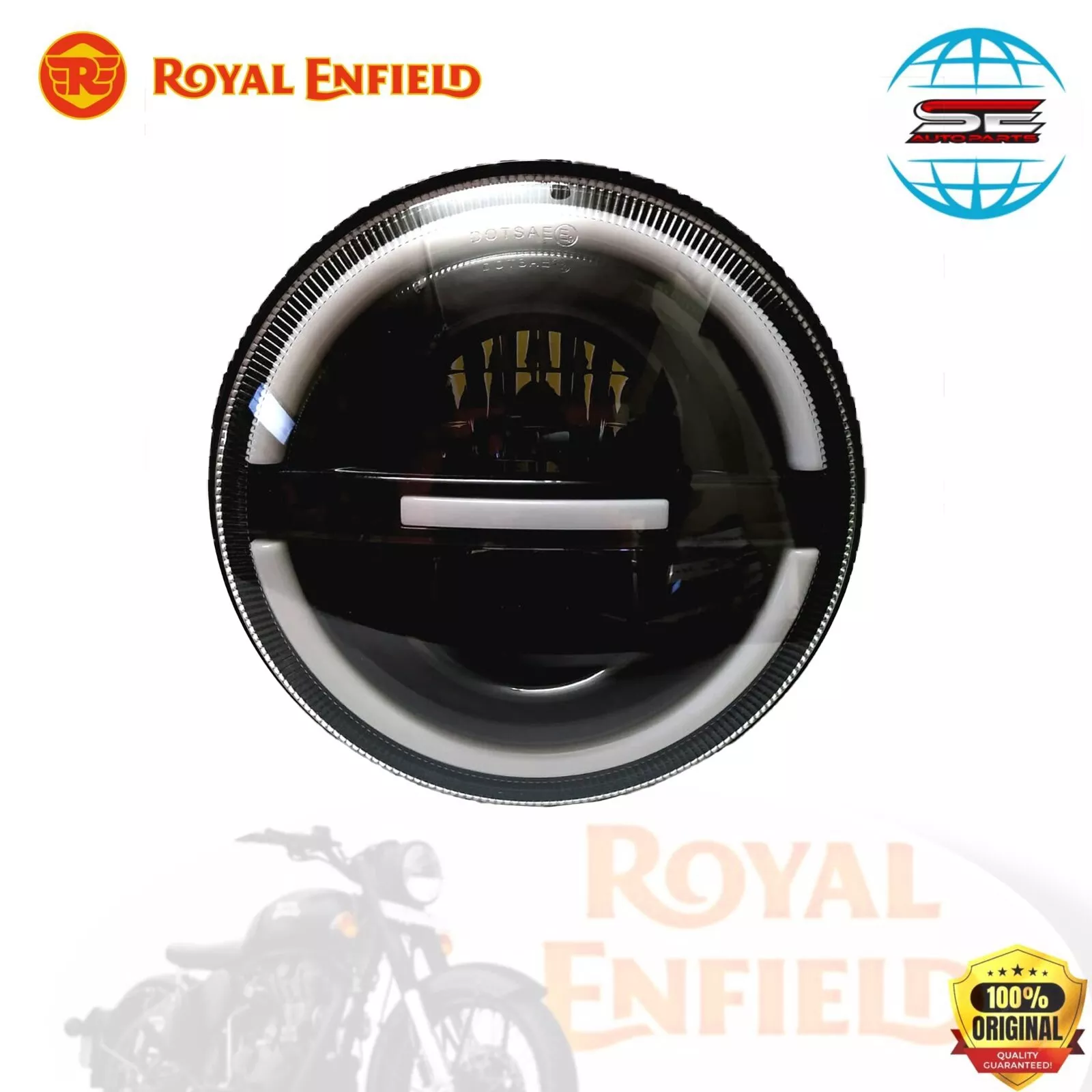 New Smart Led Headlight For Royal Enfield Hunter 350 Meteor 350 /Thar ...
