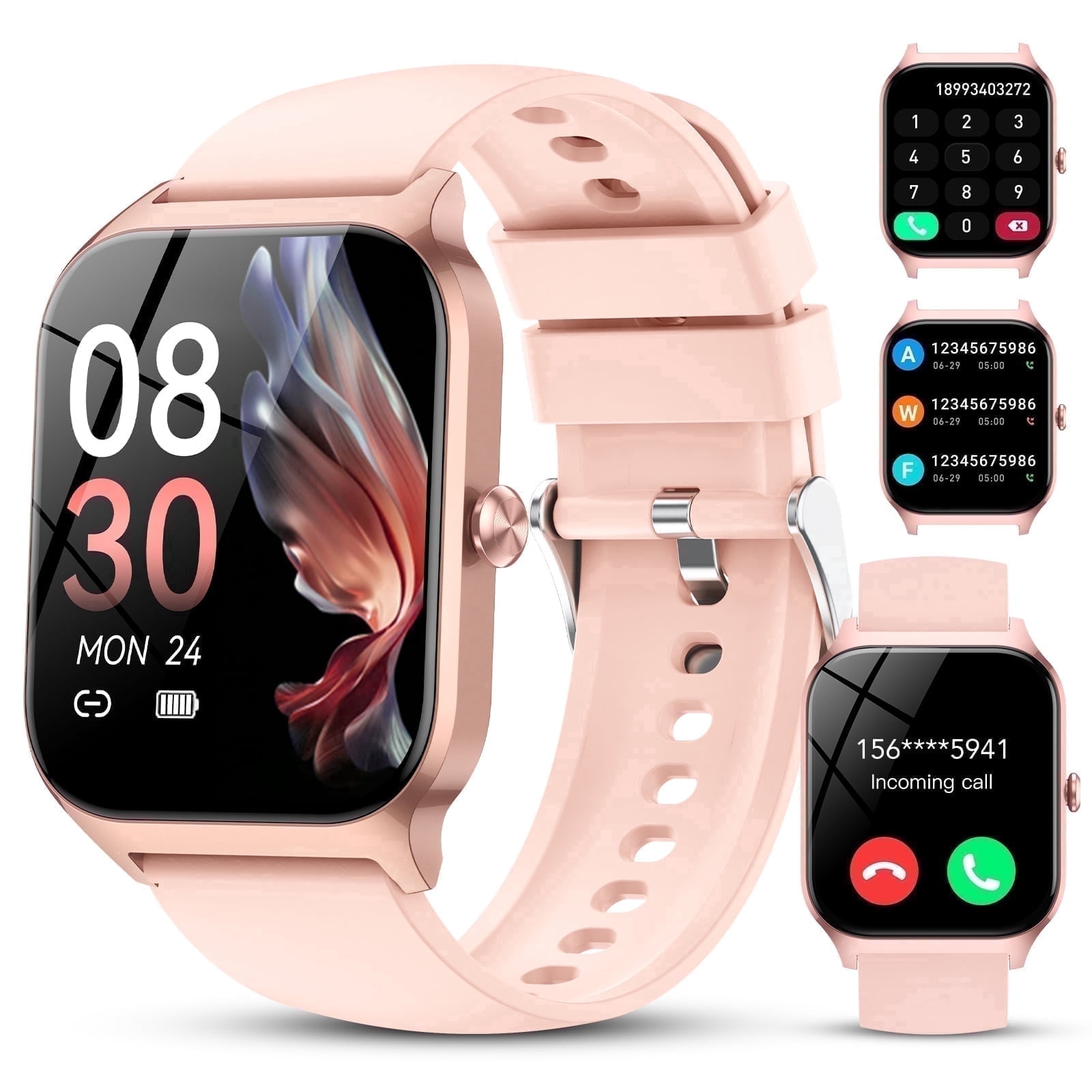New Smart Watch Fits for Android and IPhone, 1.85 inch Fitness Tracker ...