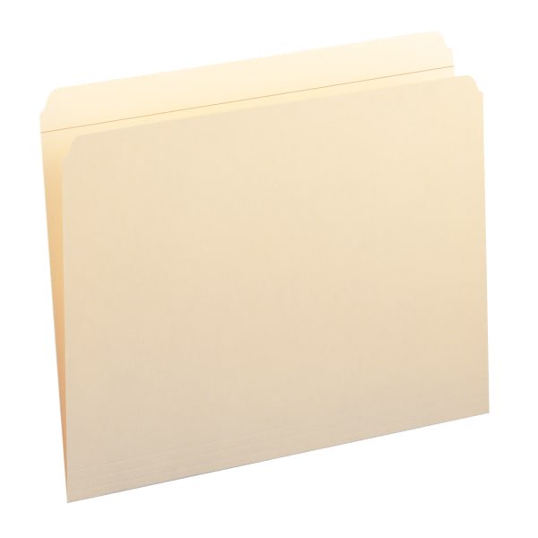 New Smead File Folders, Straight Cut, Reinforced Tab, Manila, 100 ... New Smead File Folders, Straight Cut, Reinforced Tab, Manila, 100 ...