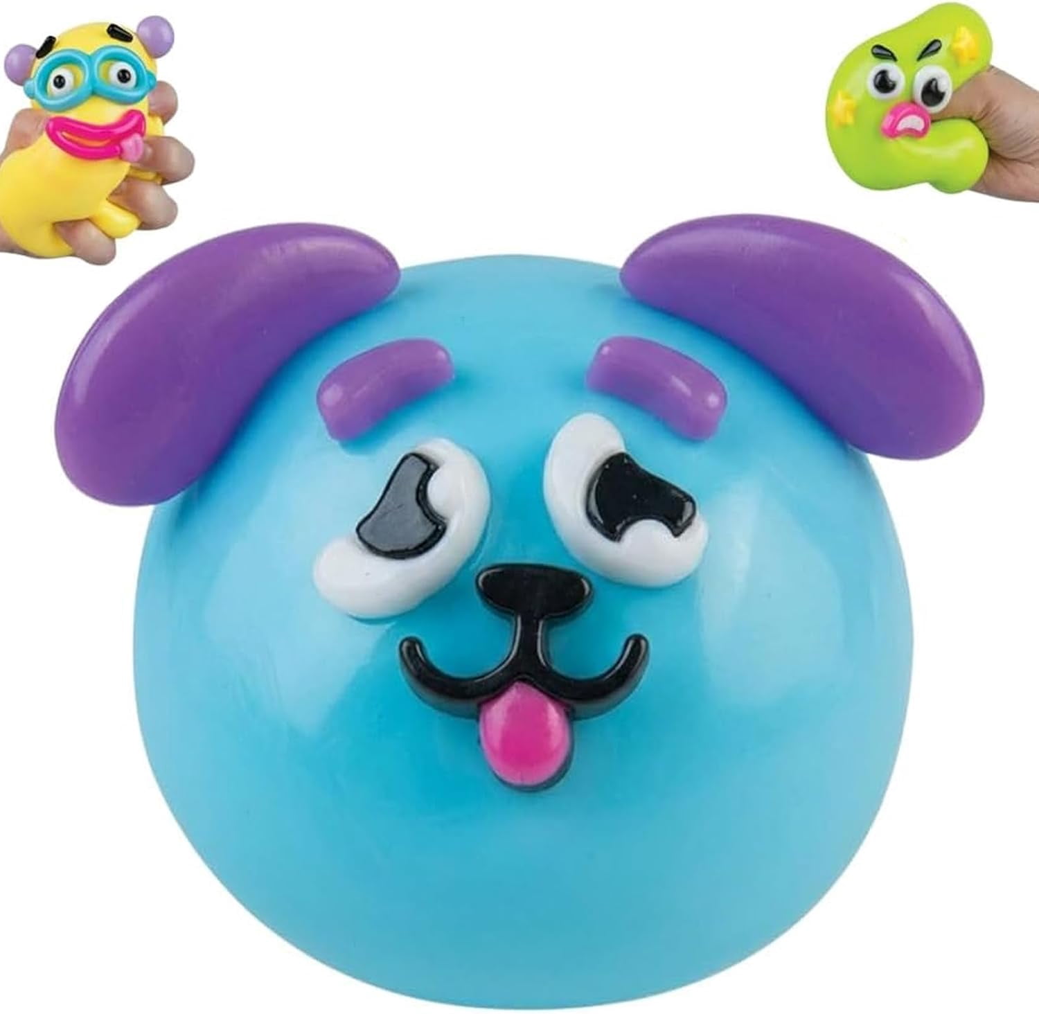 New Smushers Squishy, 2026 Upgraded Cute Easy Squeezy Funny Face ...