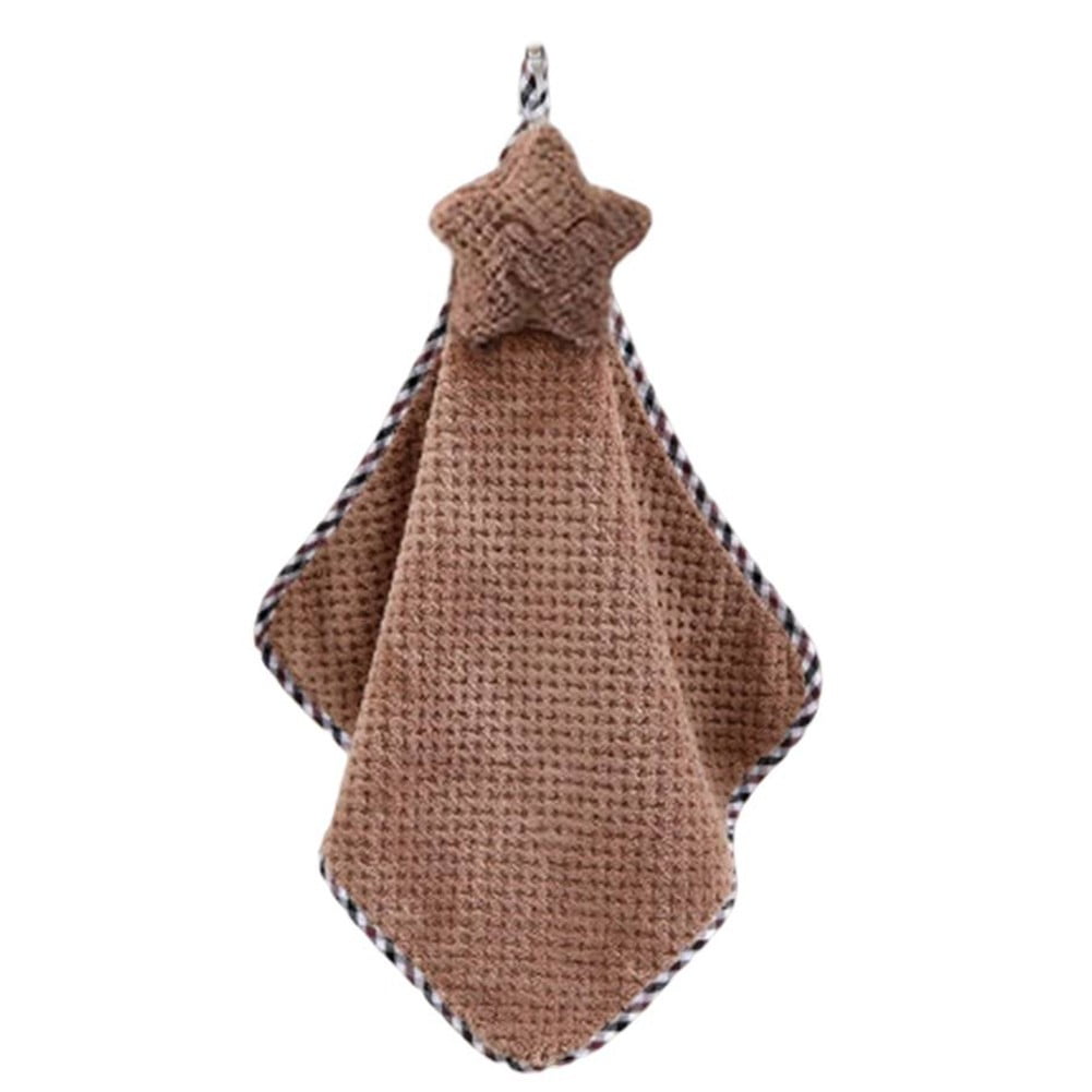 New Soft And Skin Friendly Coral Fleece Cute And Thick Absorbent Hand ...